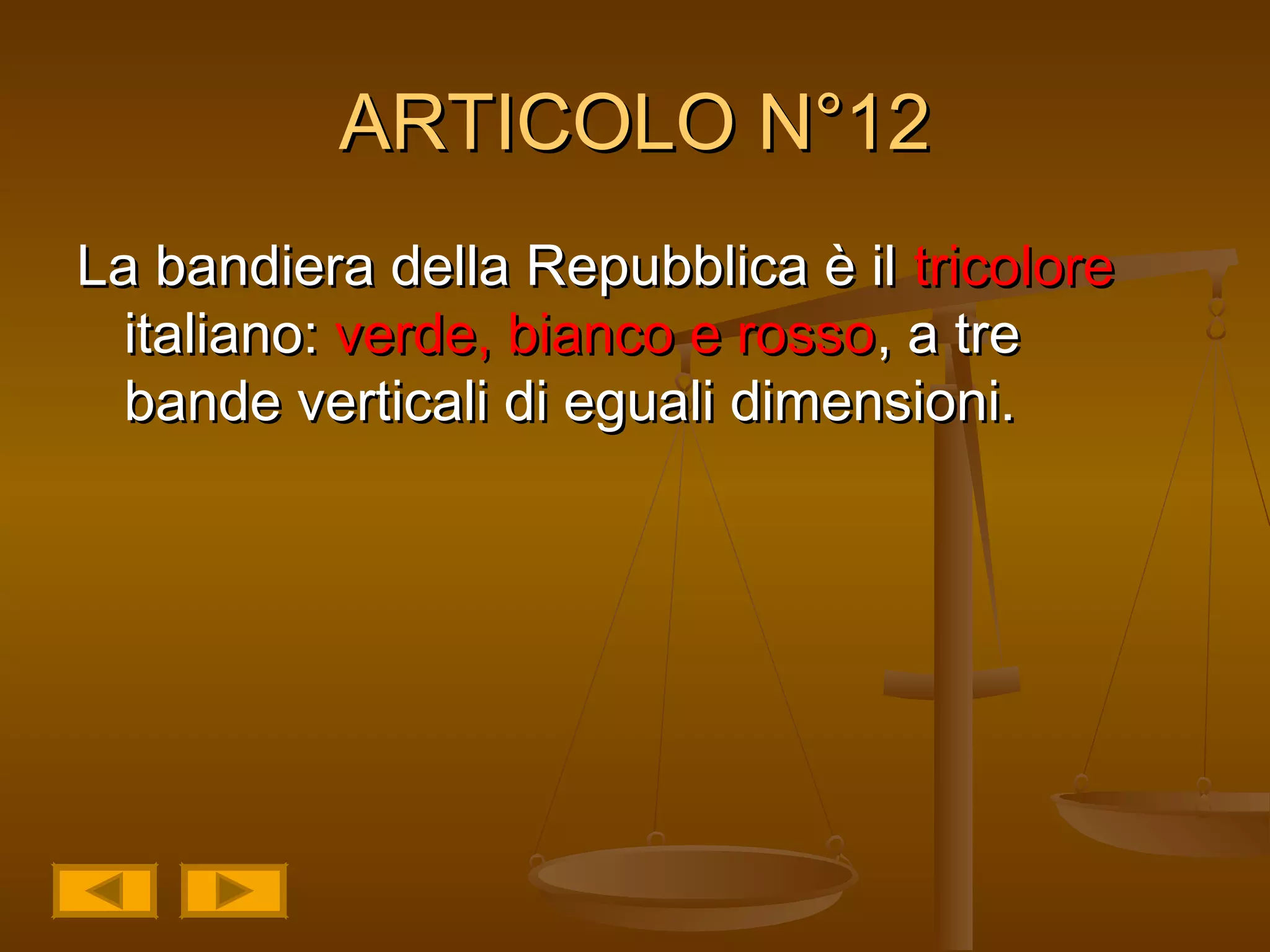 Articoli 9-12 Costituzione | PPT