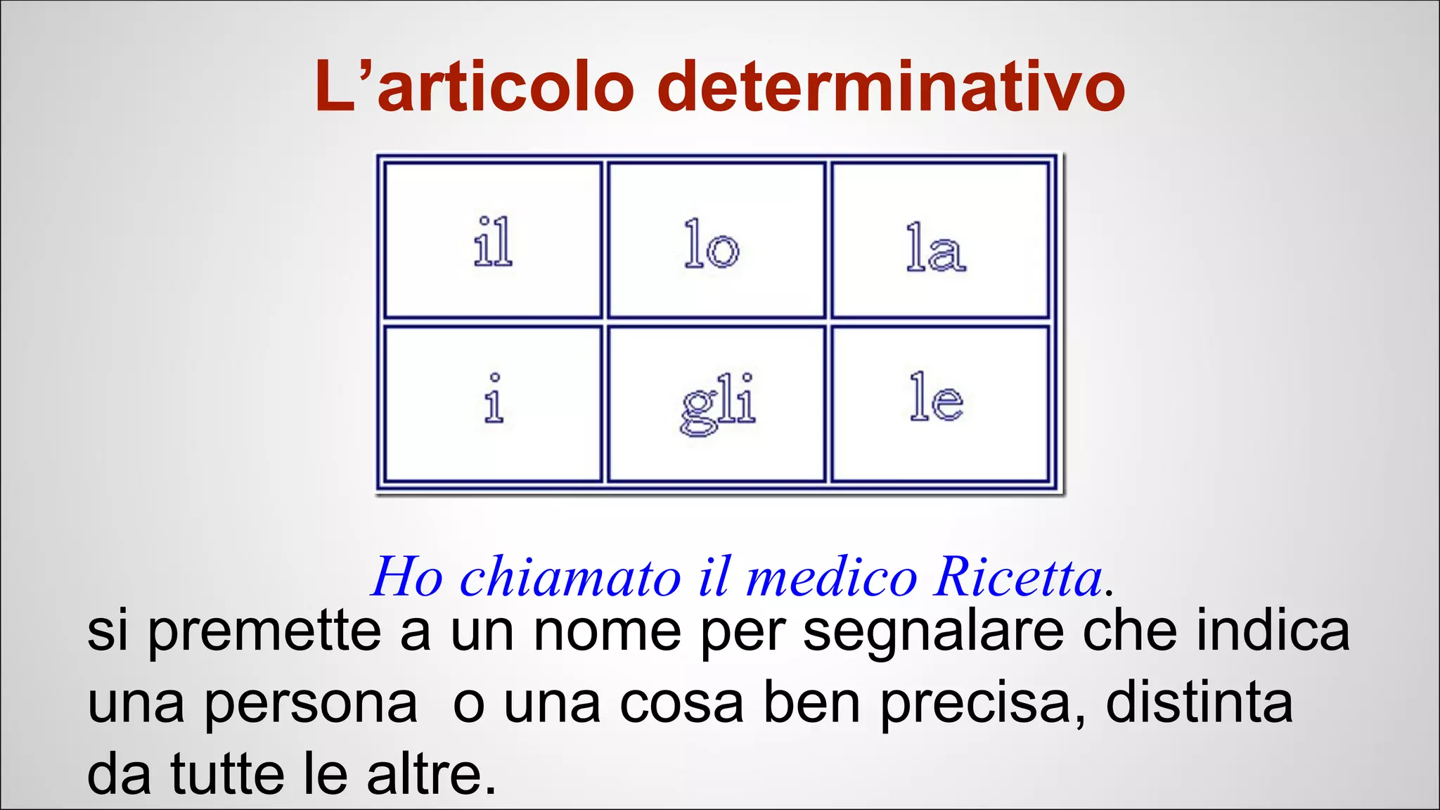 L'Articolo | PPT