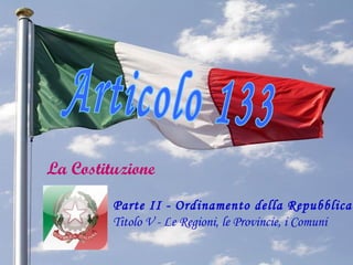 Articolo 133 | PPT