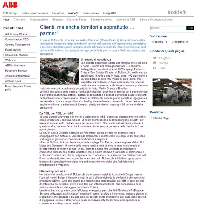 BOLDROCCHI - CLIENTI, MA ANCHE FORNITORI E SOPRATTUTTO... PARTNER ...