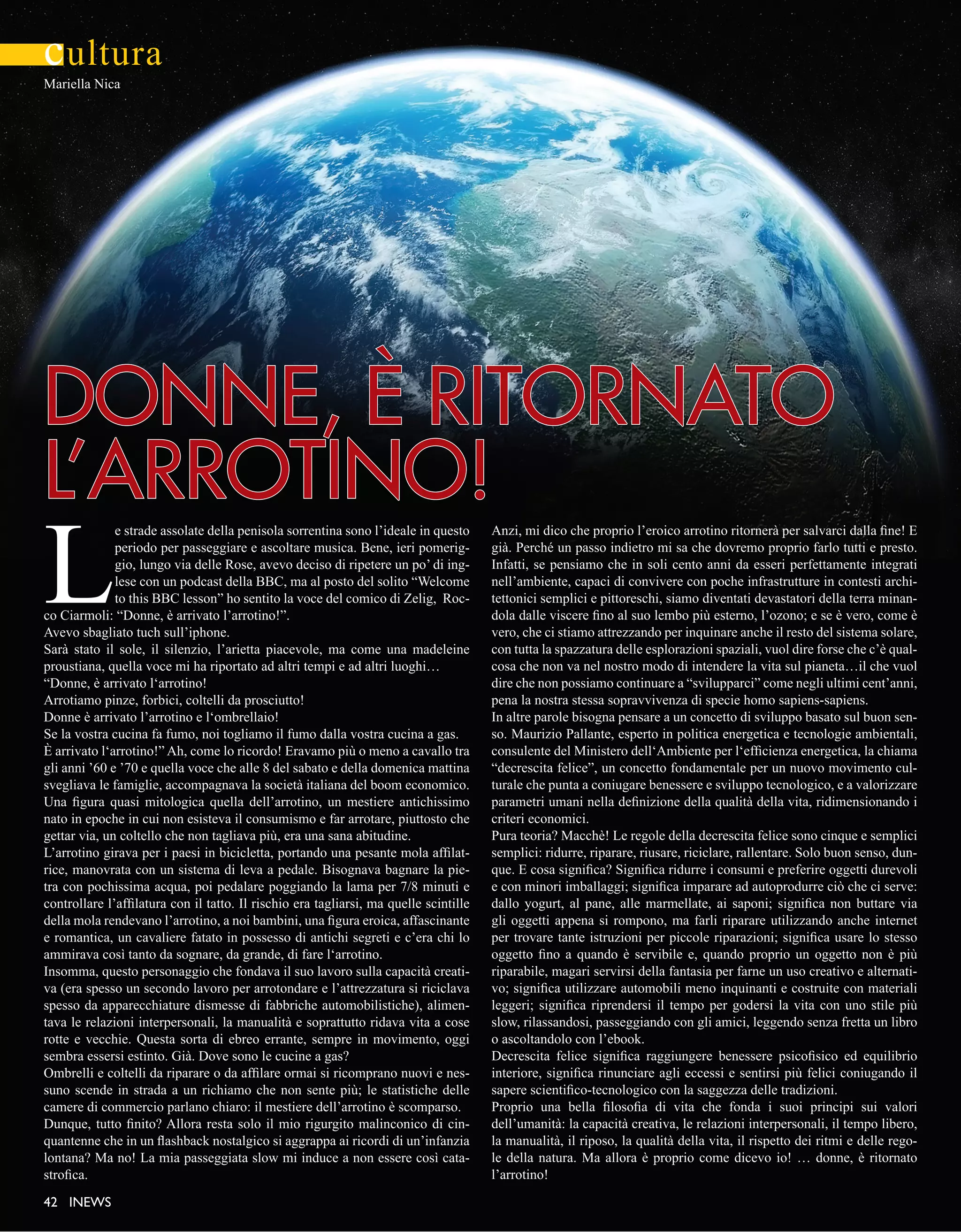Donne è ritornato l'arrotino! | PDF