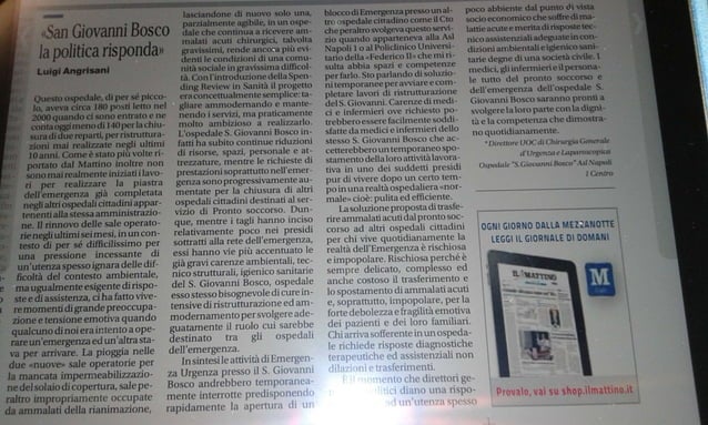 Dottor Luigi Angrisani - il mattino 25 1 15 | PPT