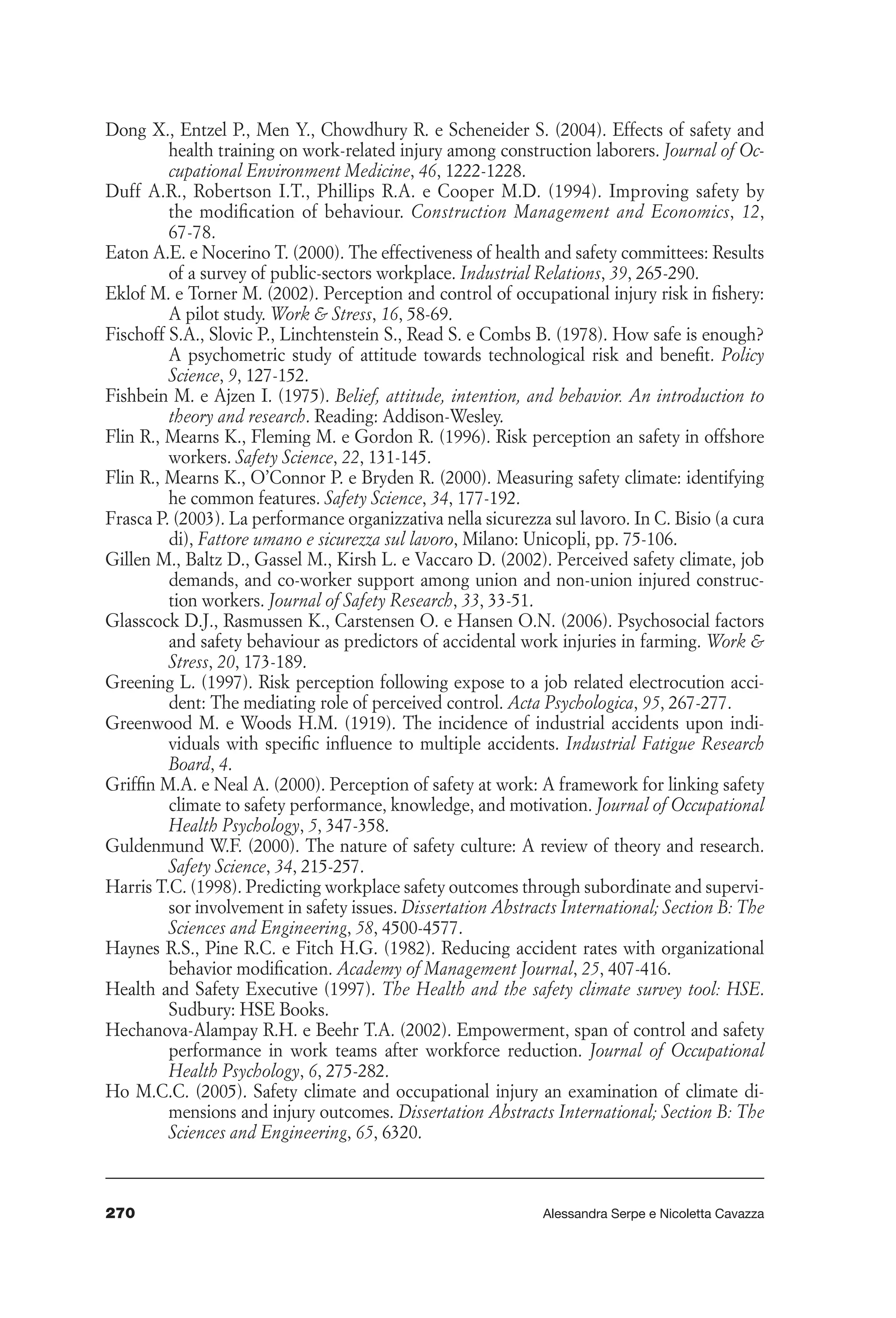 Articolo psicologia del lavoro | PDF