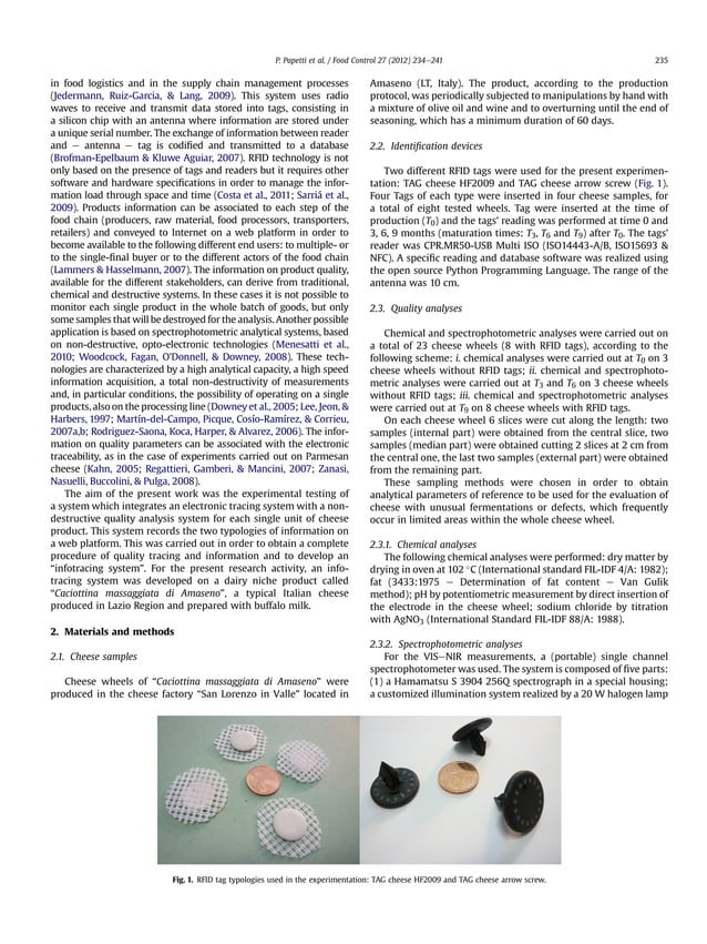 A RFID web-based infotracing system for the artisanal Italian cheese ...