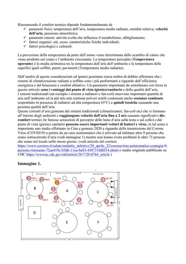 Articolo sistema radiante caldo freddo soffitto thermal-one | PDF