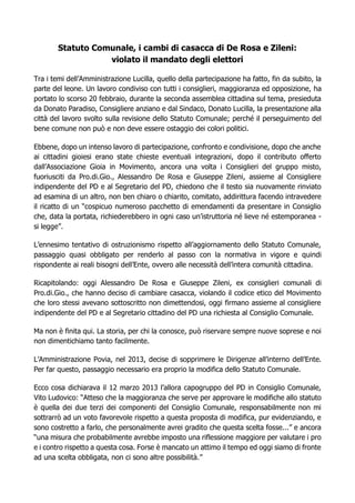 statuto comunale | PDF