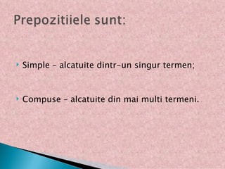 Articolul si prepozitia | PPT
