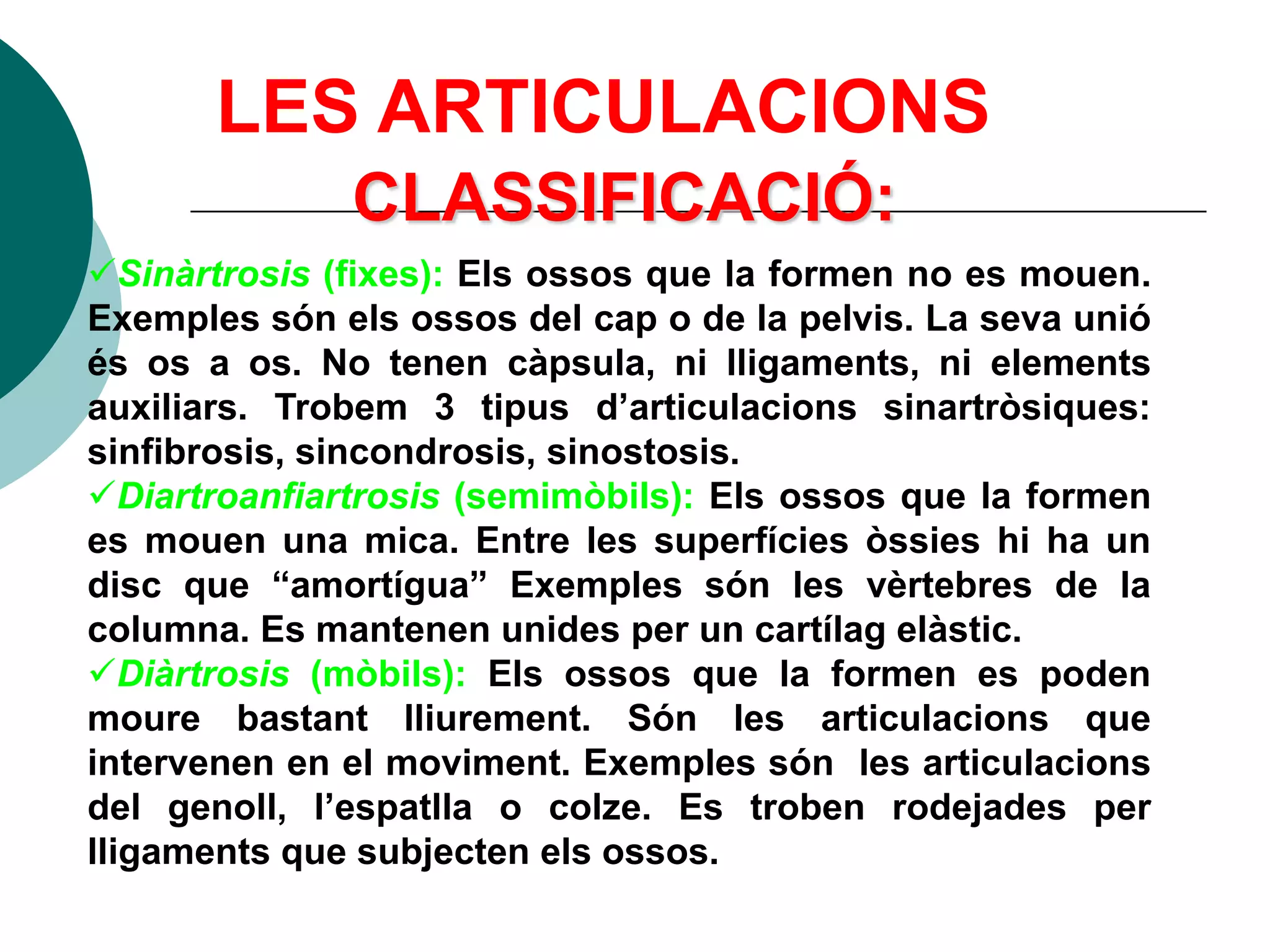 Articulacions | PPT