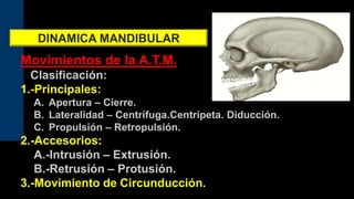 Articulacion Temporo mandibular | PPTX