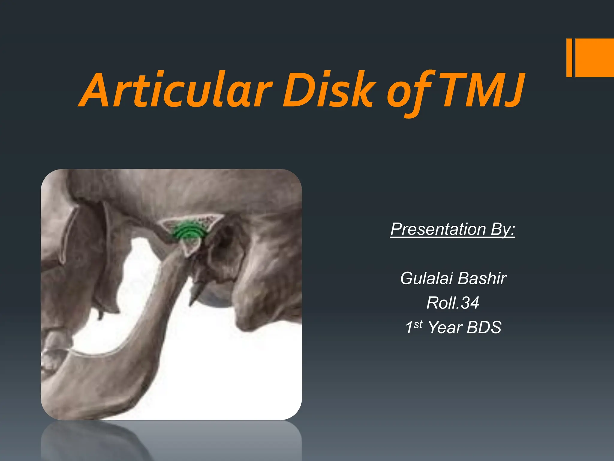 articular-disc of temporomandibular joint | PDF