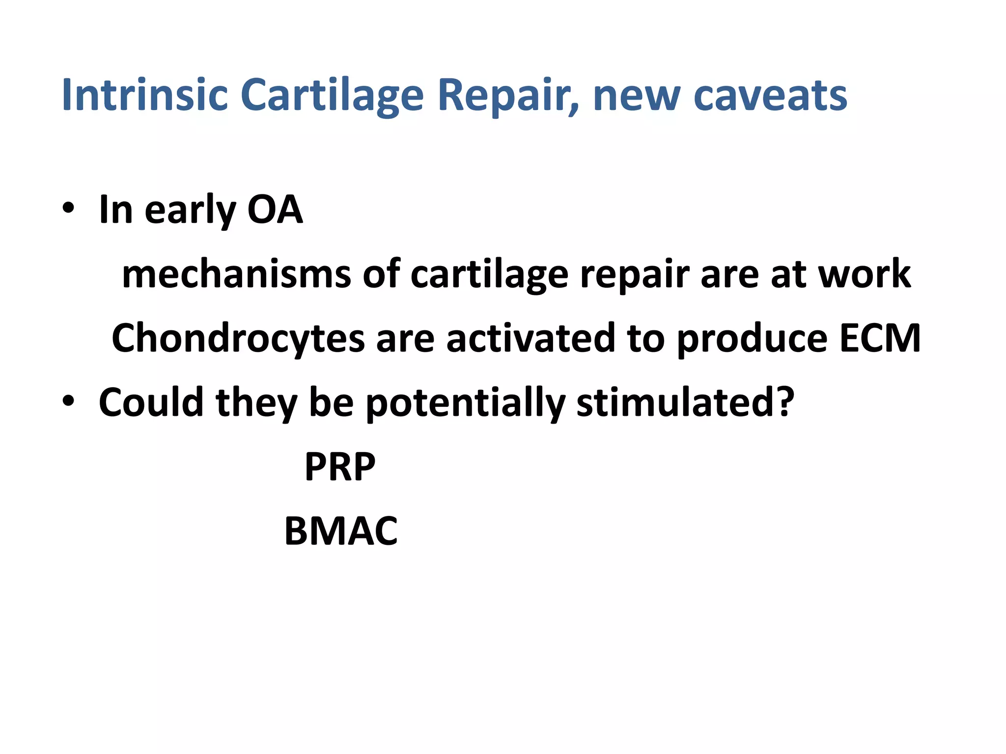 Articular cartilage injuries | PPTX