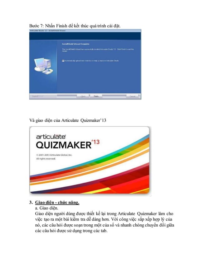 Articulate quizmaker | PDF