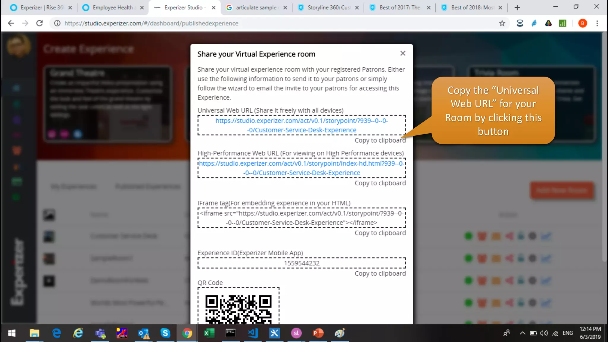 Guide: Experizer Room integration with Articulate Storyline 360 | PDF