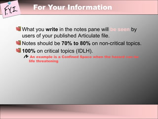 Articulate training | ZIP
