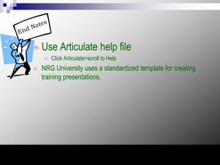 Articulate training | ZIP