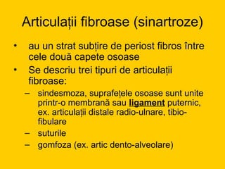 Articulatii medicina asistent generalist | PPT