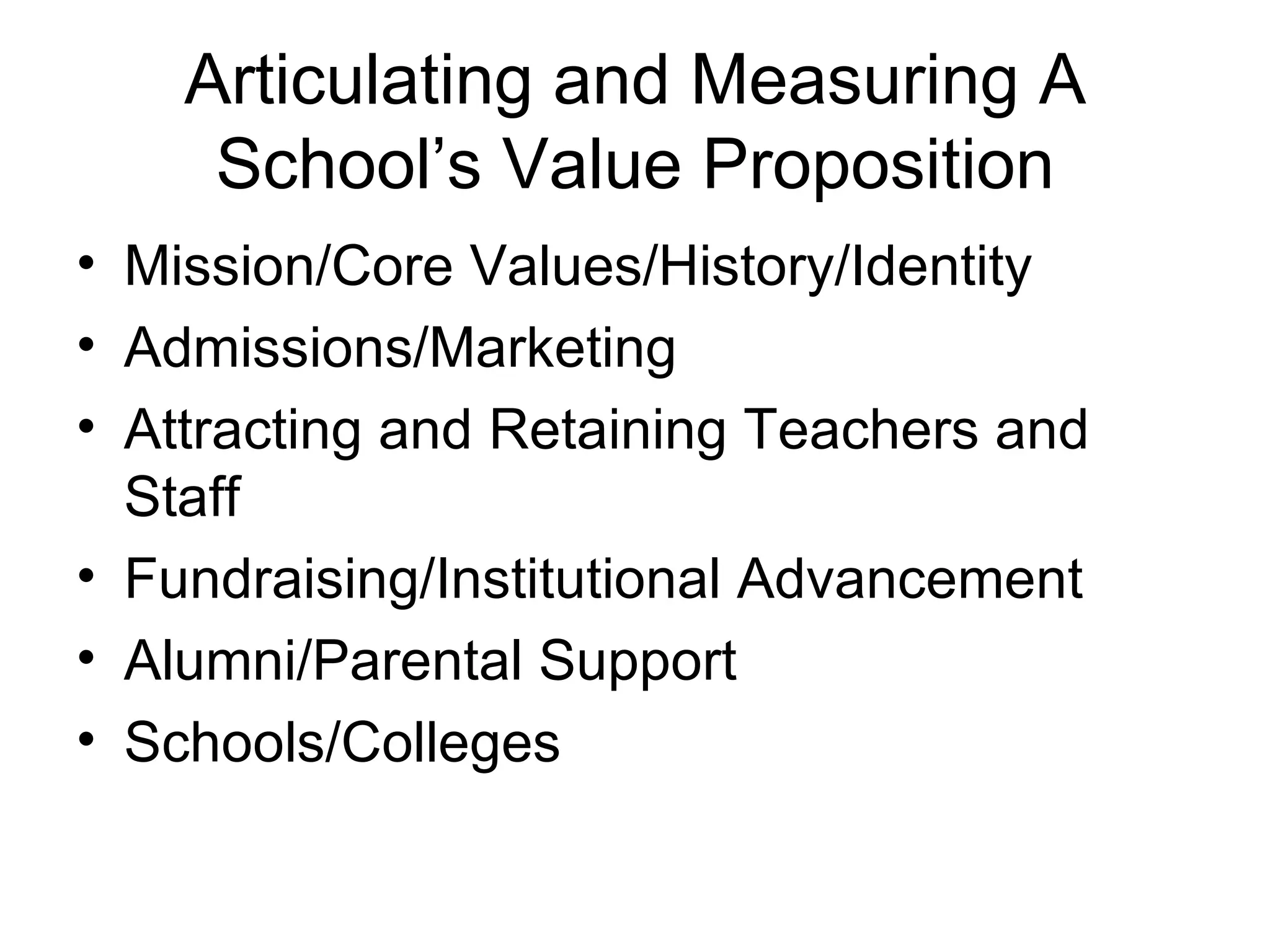 Articulating and measuring value proposition | PPT