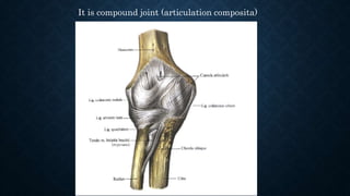 Articulatio cubiti/Elbow joint | PPTX | Death, Injury, or Military ...