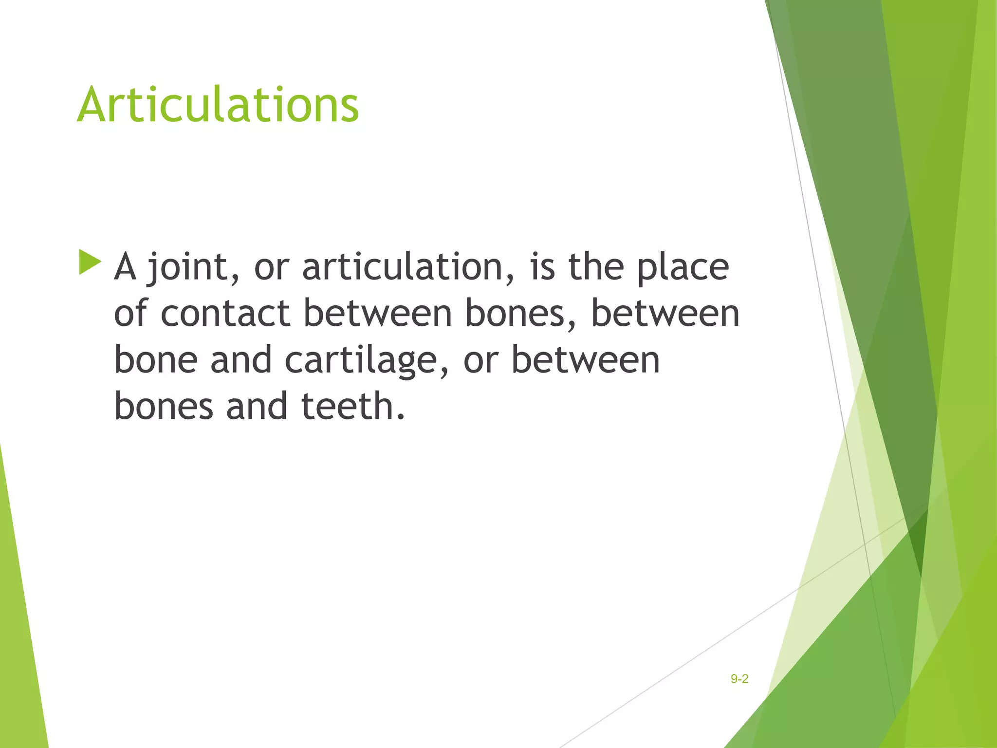 Articulations | PPT