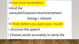 Articulation skills | PPTX