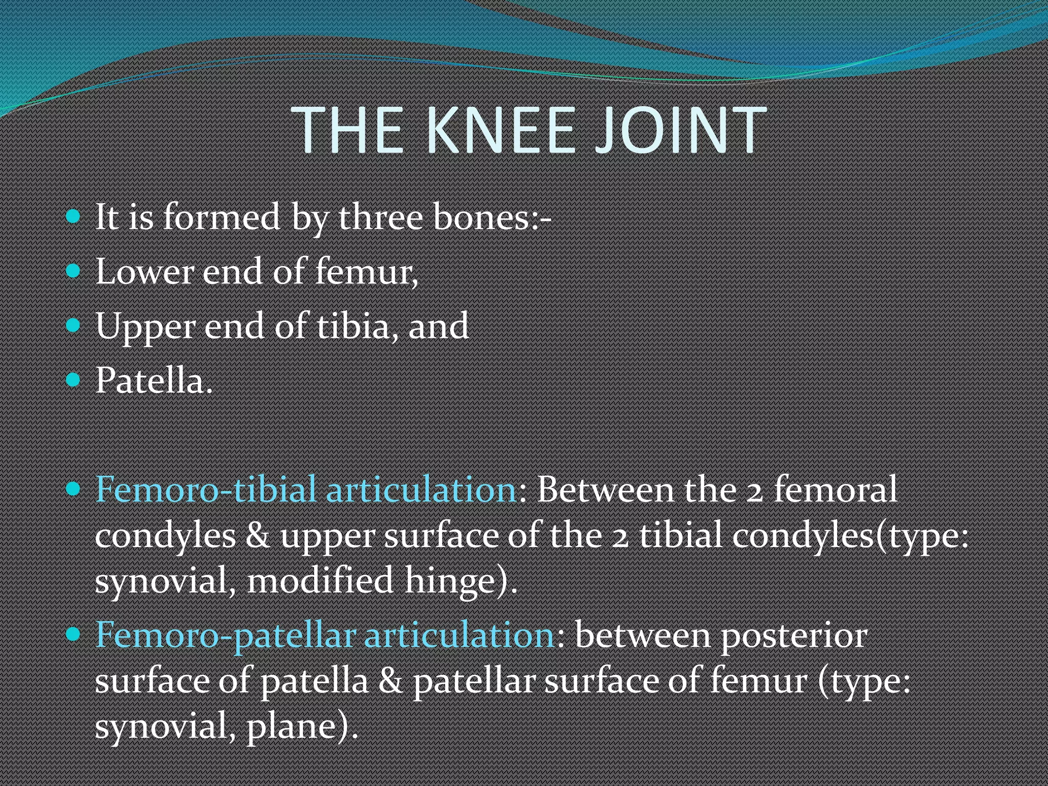 Articulations of lower limb | PPTX