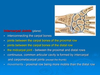 ARTICULATIONS_OF_UPPER_EXTREMITY.ppt | Death, Injury, or Military ...