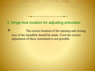 Articulators in fixed partial denture | PPTX