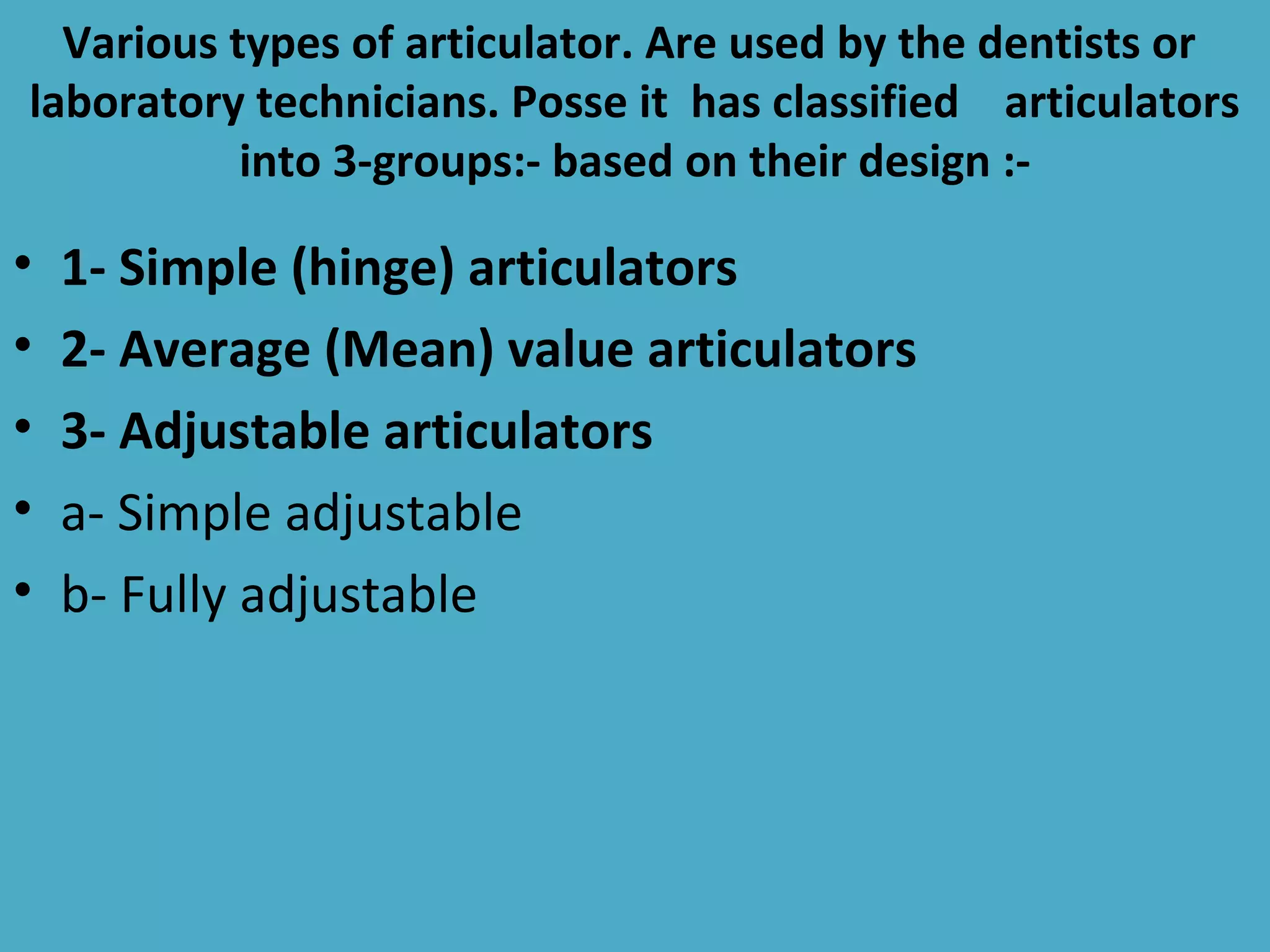 Articulators | PPT
