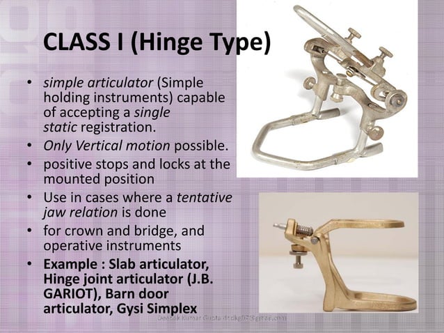 Articulators | PDF | Dental Health | Diseases and Conditions