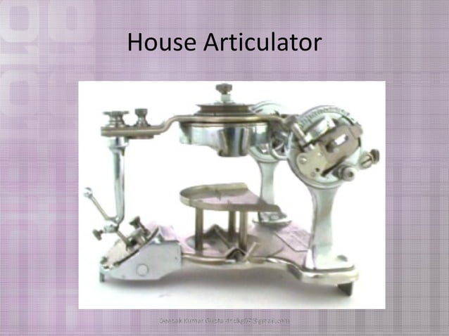 Articulators | PDF | Dental Health | Diseases and Conditions