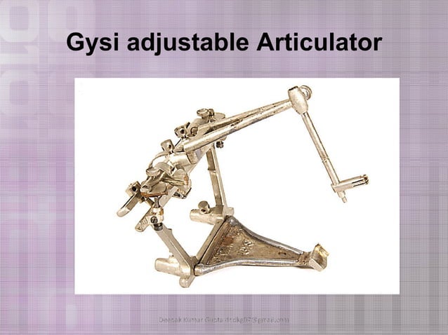 Articulators | PDF | Dental Health | Diseases and Conditions