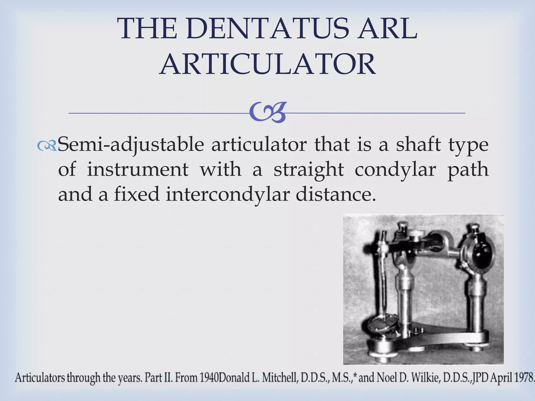 Articulators | PPTX