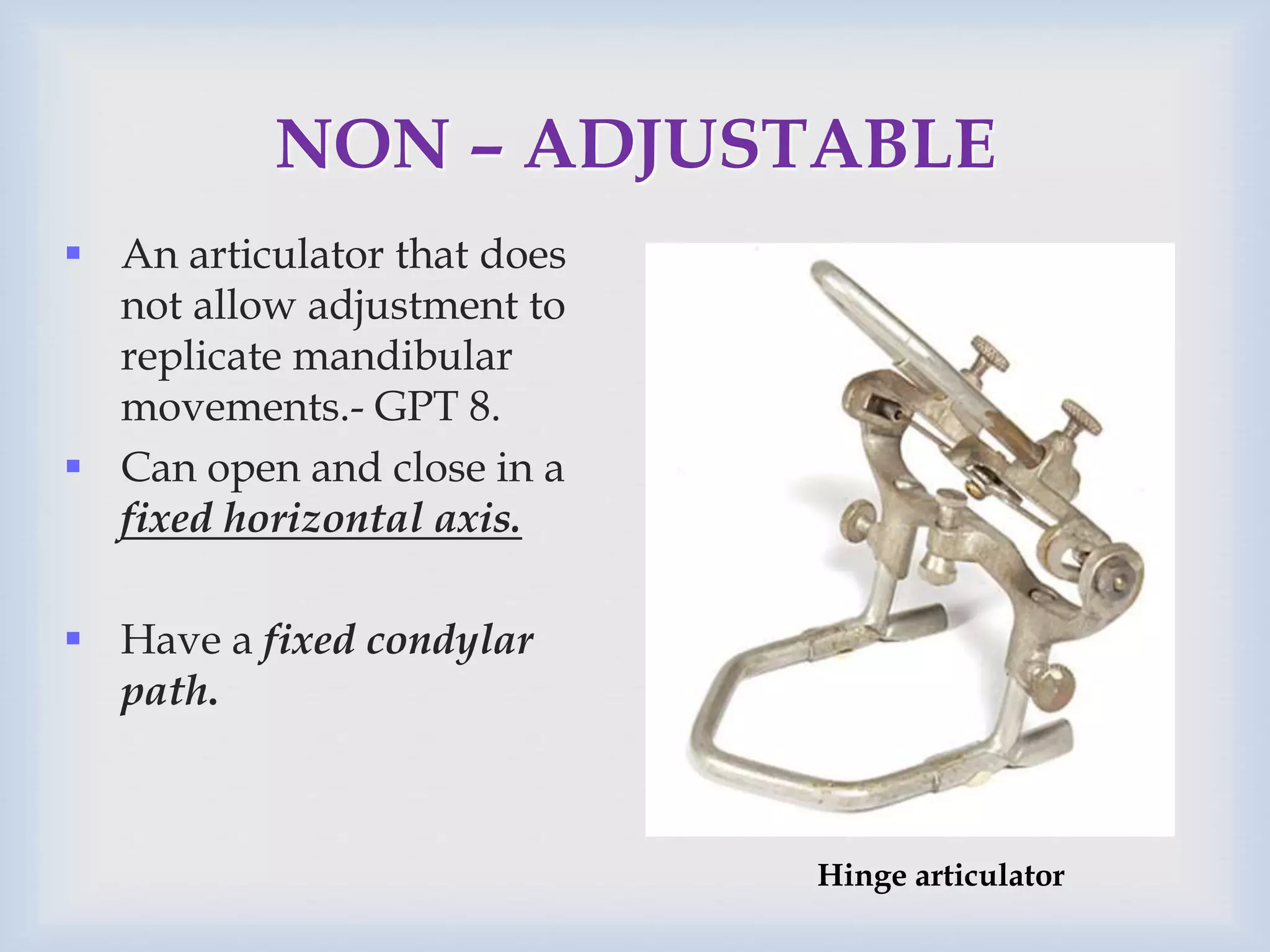 Articulators | PPTX