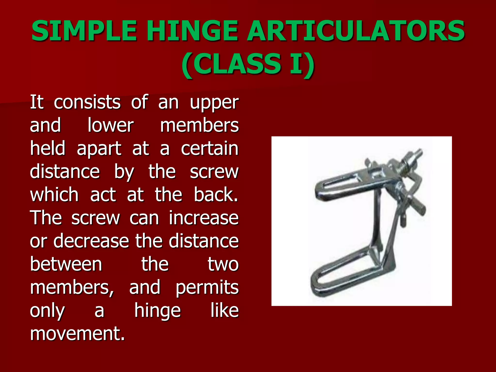 Articulators | PPTX