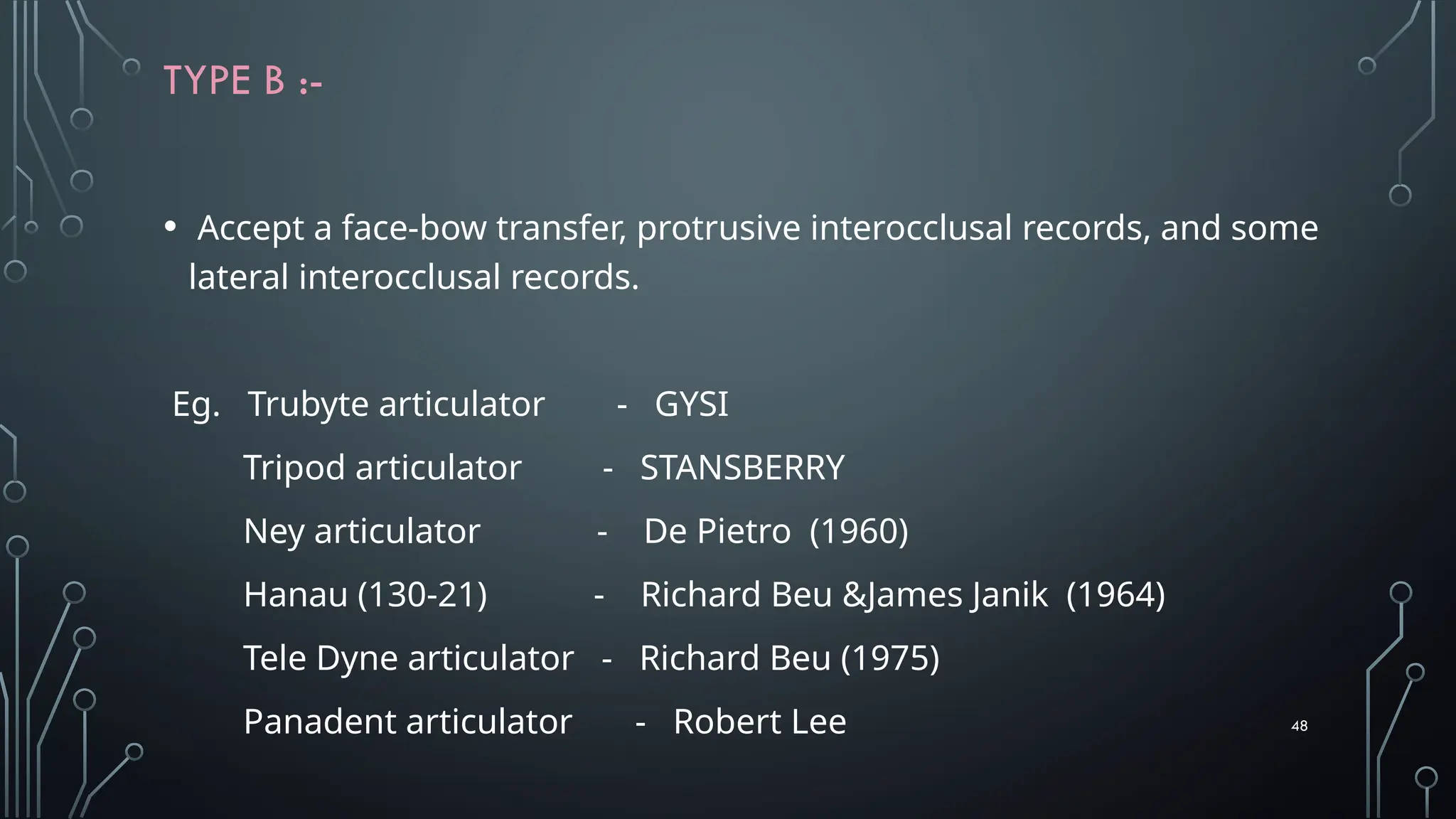 Articulators in complete denture ...pptx