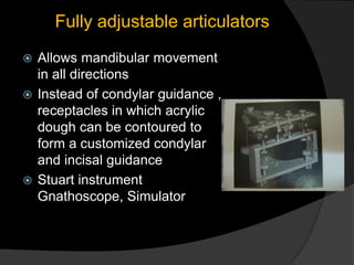 Articulators jyo | PPTX