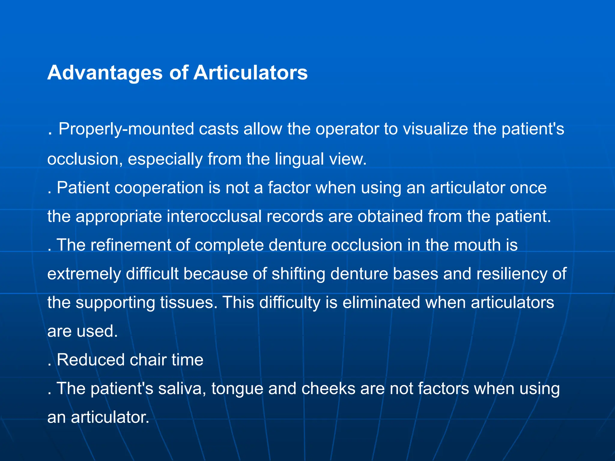 ARTICULATORS , PARTS AND CLASSIFICATIONS.ppt