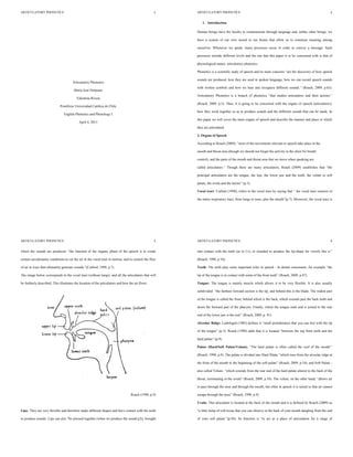 Articulatory phonetics.docx | Ear, Nose and Throat Conditions | Diseases and Conditions