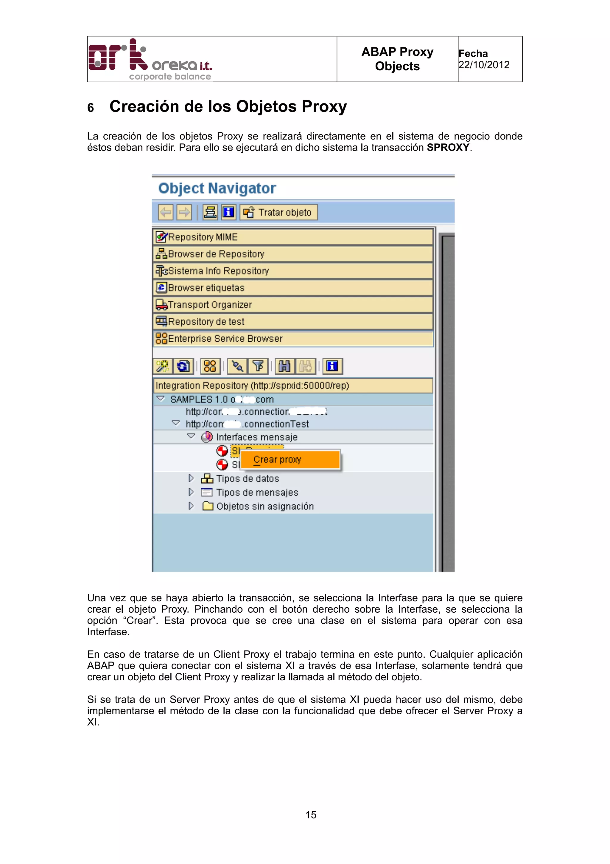 SAP ABAP Proxy Objects: Configuración del entorno | PDF