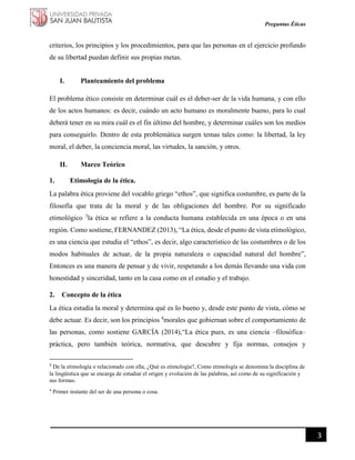 Preguntas éticas | PDF