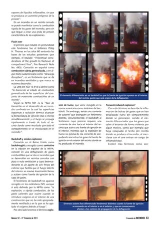 DEFINICIONES DE FENOMENOS DE INCENDIOS | PDF