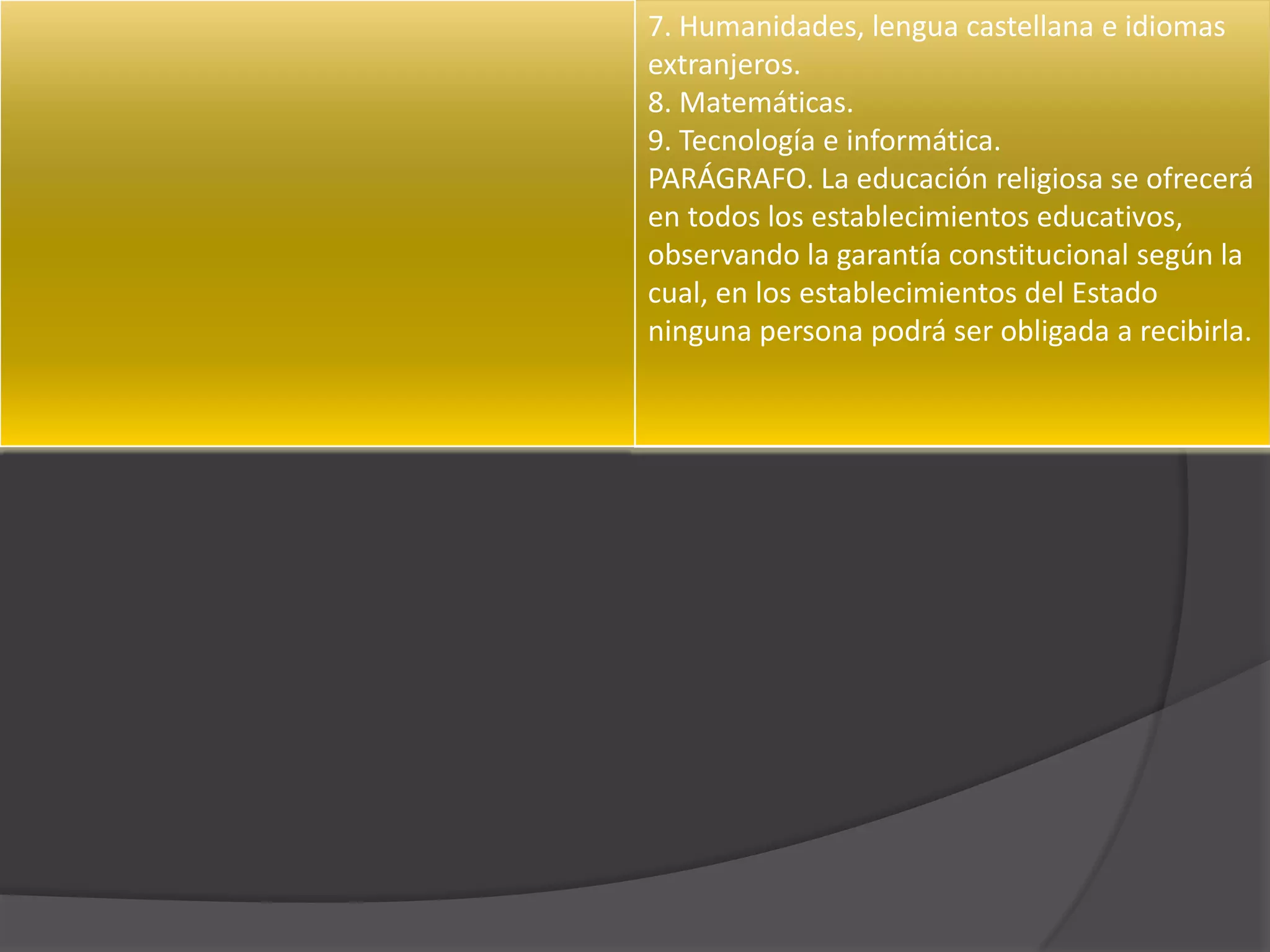 Articulo 23 Y Termino Curriculum | PPTX