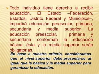 Articulo 3 constitucional | PPTX