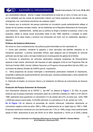 Parque Automotor Venezuela 1990-2011 | PDF