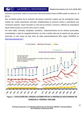 Parque Automotor Venezuela 1990-2011 | PDF