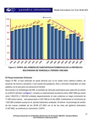 Parque Automotor Venezuela 1990-2011 | PDF