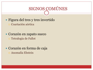 signos de malformaciones congenitas cardiovasculares | PPTX