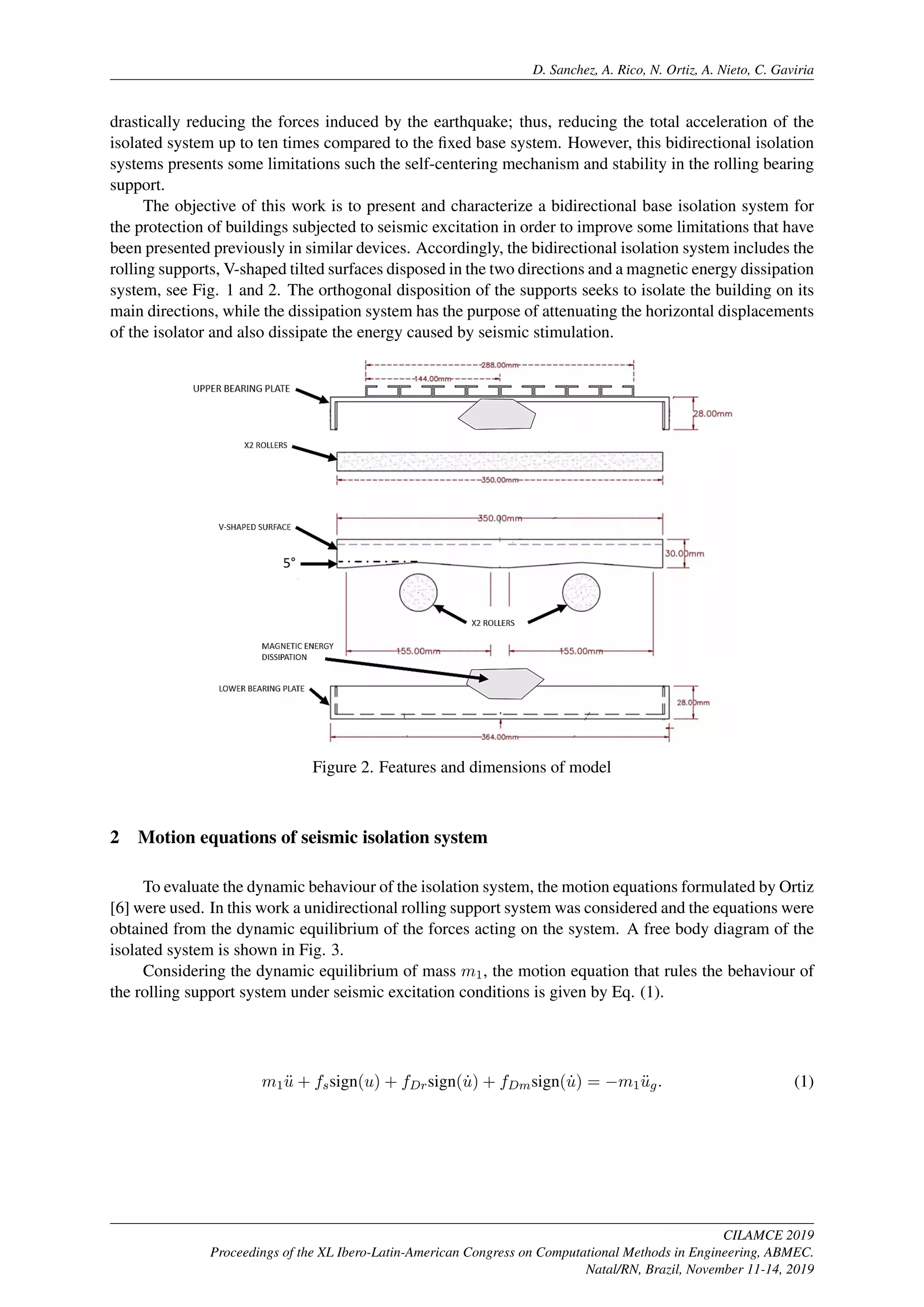 ASSESSMENT OF A ROLLER SEISMIC ISOLATION BEARING FOR BUILDINGS UNDER ...