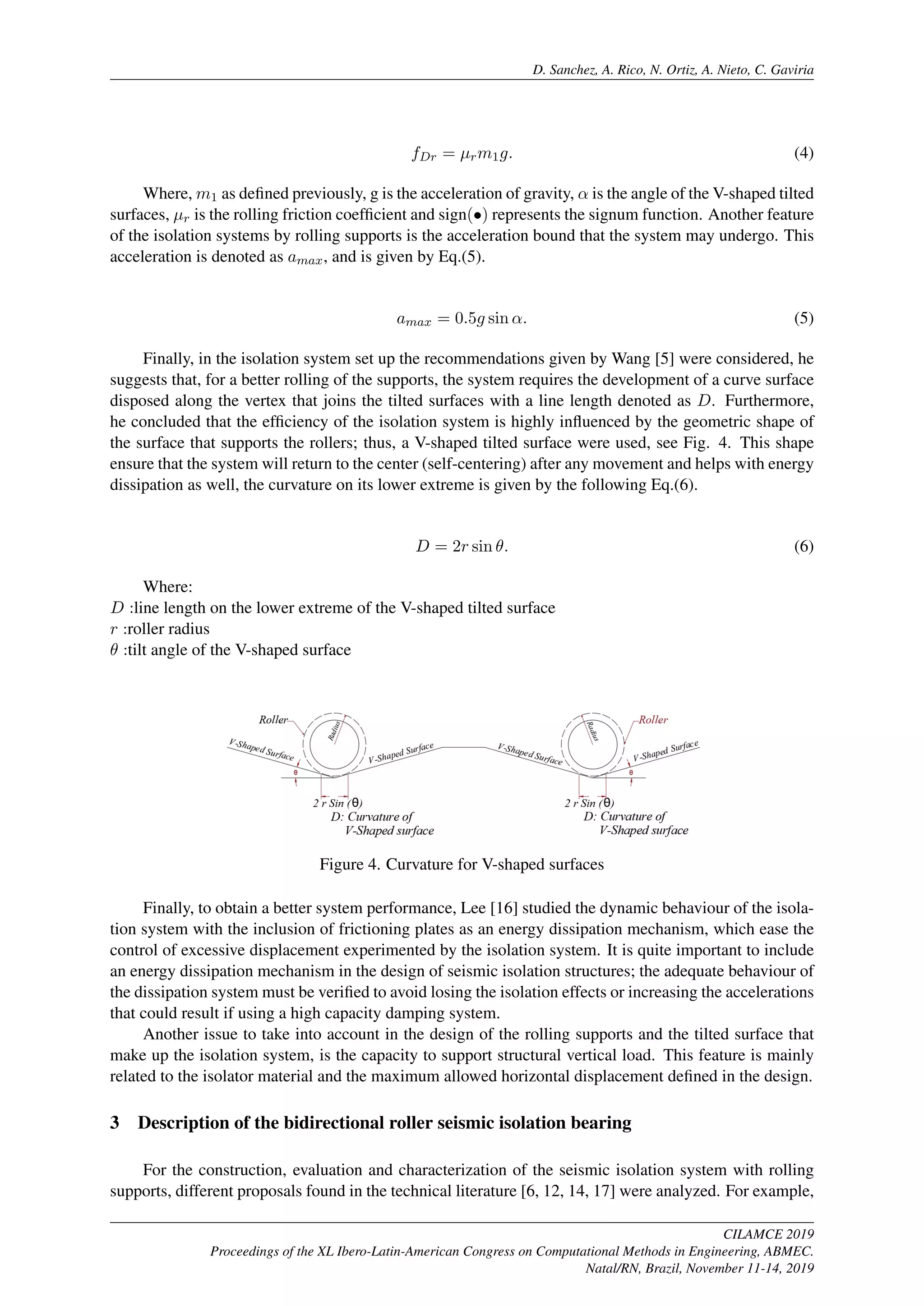 ASSESSMENT OF A ROLLER SEISMIC ISOLATION BEARING FOR BUILDINGS UNDER ...