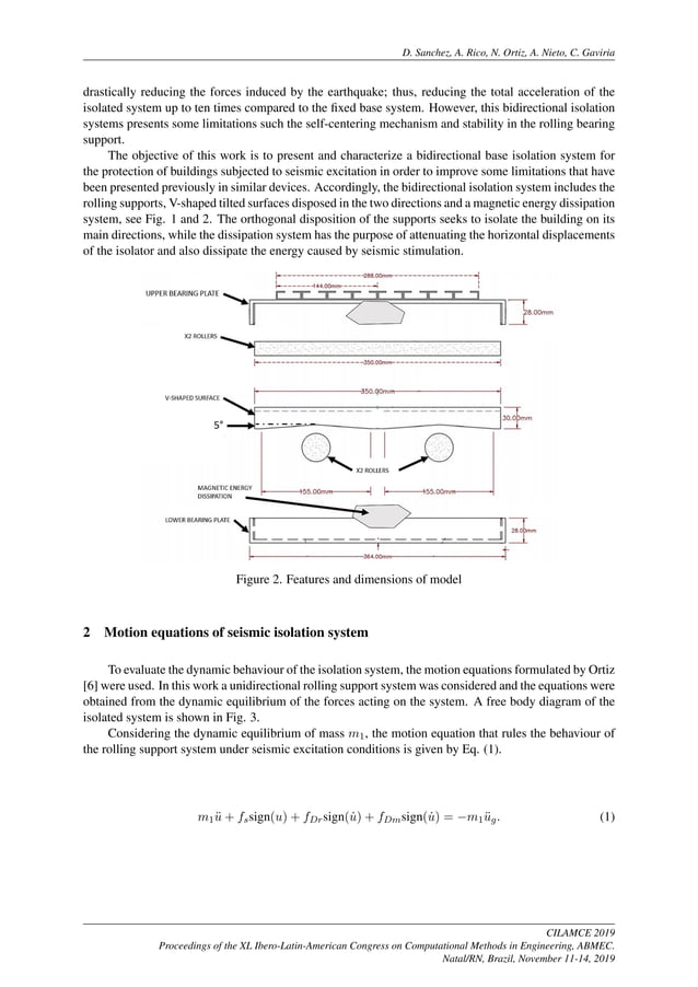 ASSESSMENT OF A ROLLER SEISMIC ISOLATION BEARING FOR BUILDINGS UNDER ...